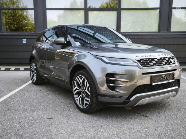 Pelēks Land Rover Range Rover Evoque 2020 Kauņa, ar dzinēja tilpumu 2.00 L un nobraukumu 83 tūkst. km par 18750 €, foto  vietnē AUTOMOTO.COM.LV
