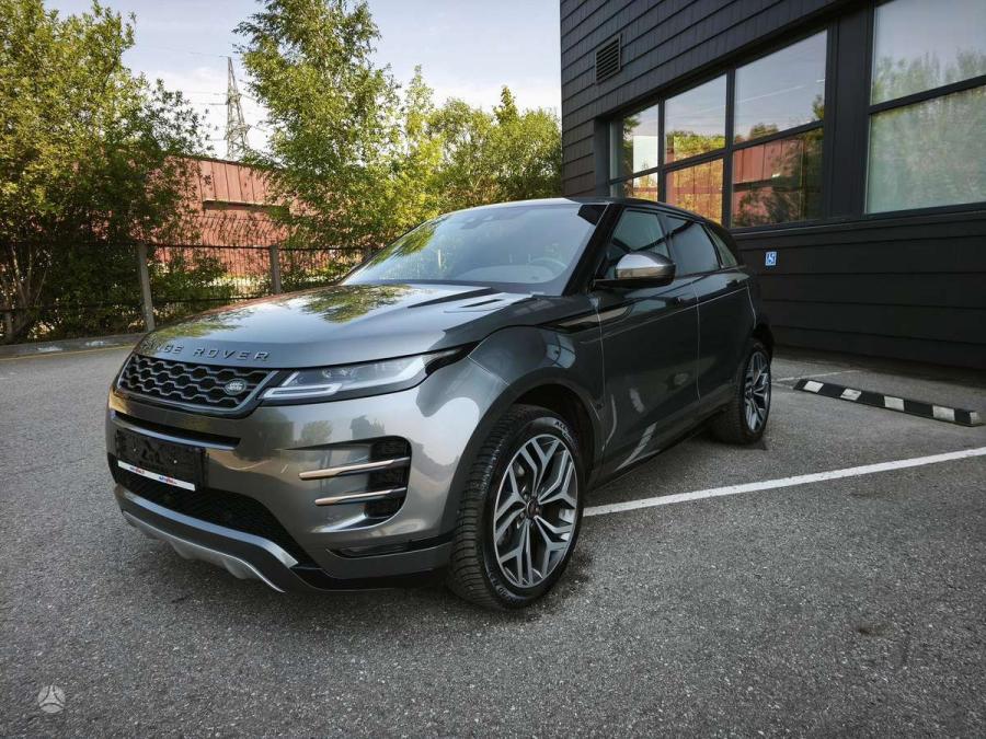 Pelēks Land Rover Range Rover Evoque 2020 Kauņa, ar dzinēja tilpumu 2.00 L un nobraukumu 83 tūkst. km par 18750 €, foto 3 vietnē AUTOMOTO.COM.LV