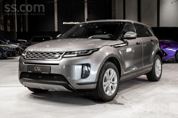 Grey Land Rover Range Rover Evoque 2020 in Riga, with an engine capacity of 2.00 L and mileage of 75 thousand km for 21600 €, photo 1 on AUTOMOTO.COM.LV