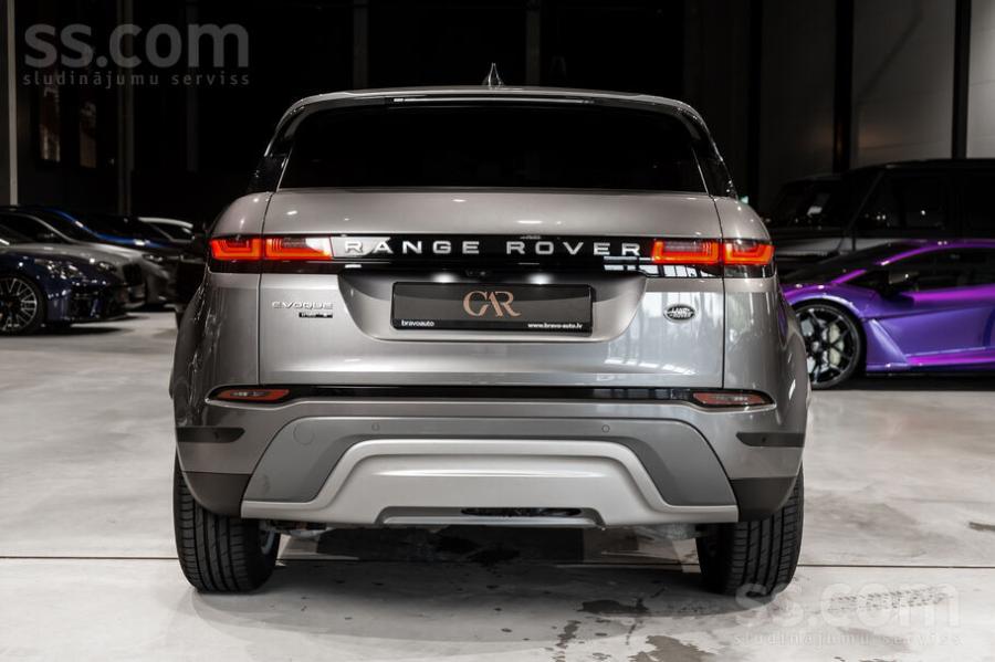 Grey Land Rover Range Rover Evoque 2020 in Riga, with an engine capacity of 2.00 L and mileage of 75 thousand km for 21600 €, photo 6 on AUTOMOTO.COM.LV