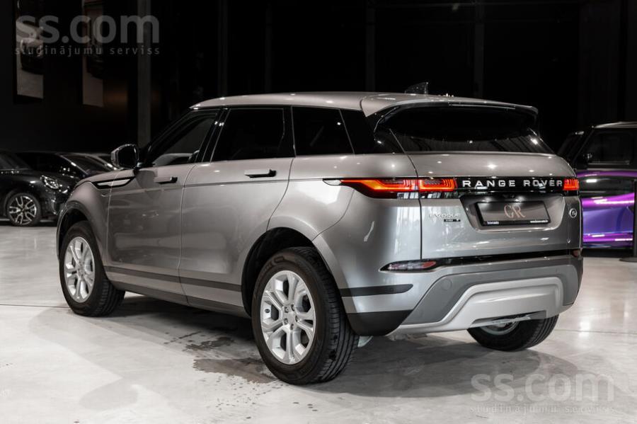 Grey Land Rover Range Rover Evoque 2020 in Riga, with an engine capacity of 2.00 L and mileage of 75 thousand km for 21600 €, photo 7 on AUTOMOTO.COM.LV
