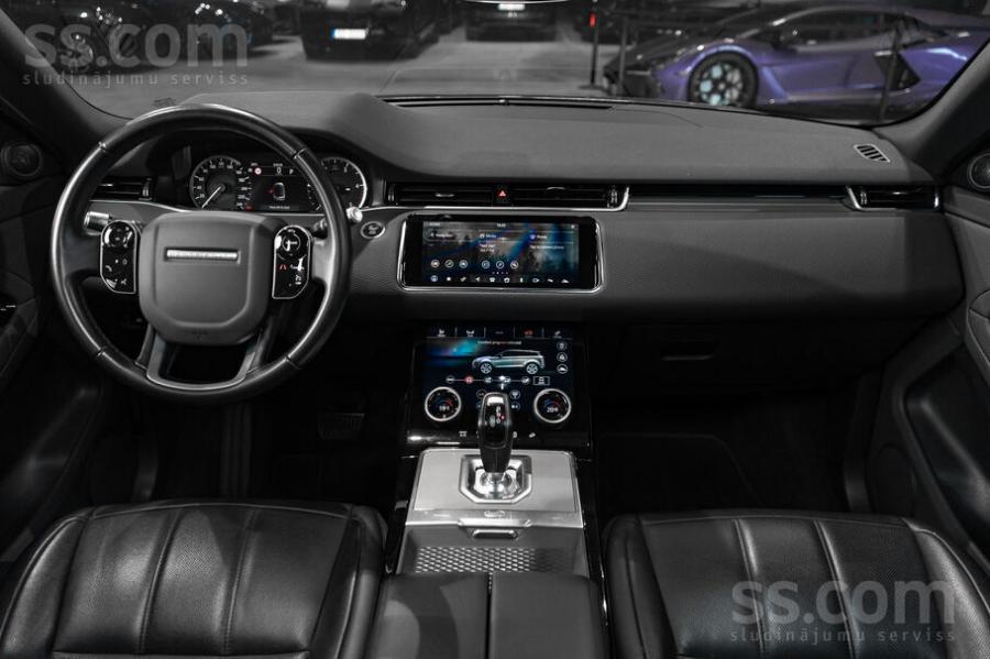 Grey Land Rover Range Rover Evoque 2020 in Riga, with an engine capacity of 2.00 L and mileage of 75 thousand km for 21600 €, photo 12 on AUTOMOTO.COM.LV