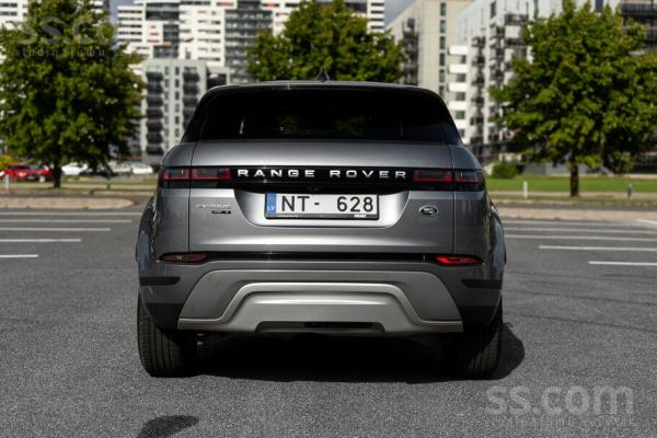 Grey Land Rover Range Rover Evoque 2020 in Riga, with an engine capacity of 2.00 L and mileage of 74 thousand km for 19990 €, photo 3 on AUTOMOTO.COM.LV