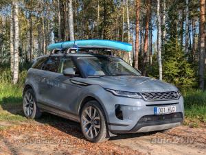 Pelēks Land Rover Range Rover Evoque 2021 Tallina, ar dzinēja tilpumu 2.00 L un nobraukumu 51 tūkst. km par 31900 €, foto  vietnē AUTOMOTO.COM.LV