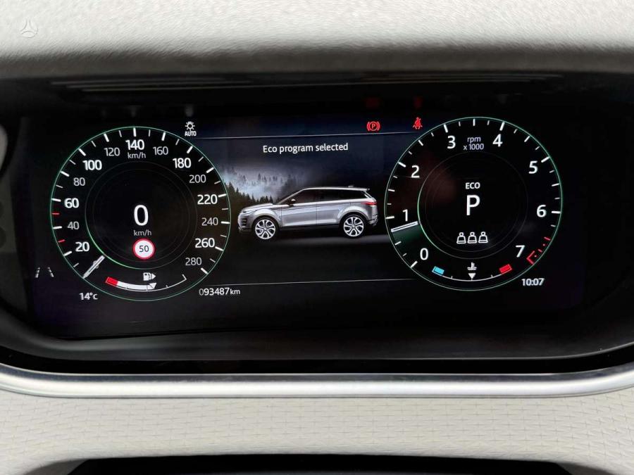 Grey Land Rover Range Rover Evoque 2021 in Vilnius, with an engine capacity of 2.00 L and mileage of 94 thousand km for 30000 €, photo 38 on AUTOMOTO.COM.LV