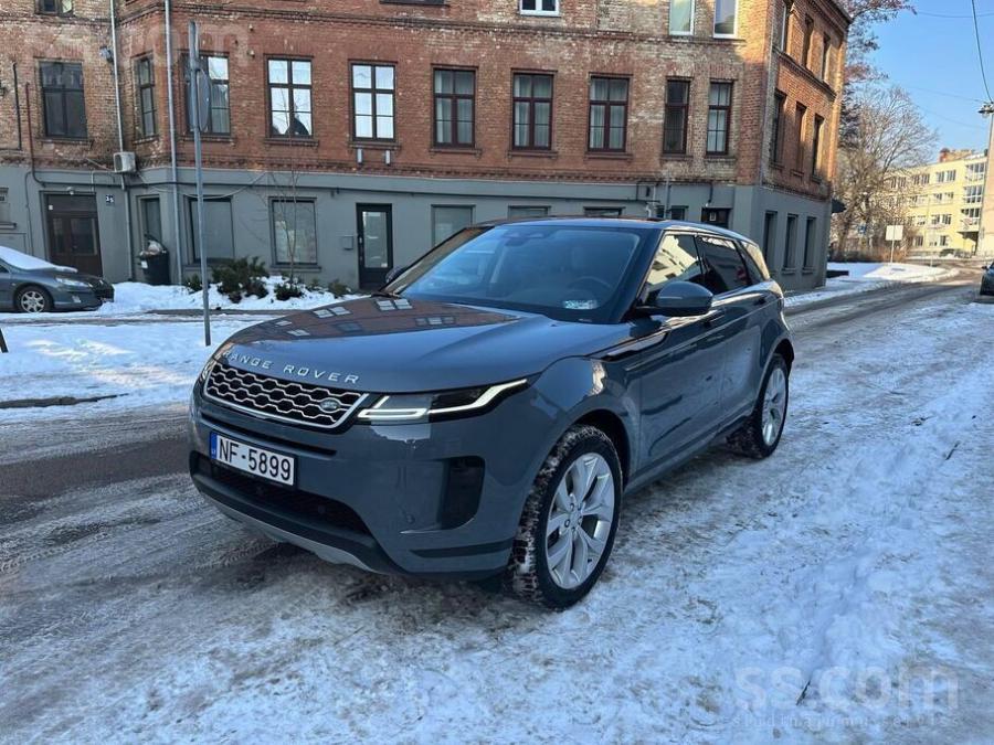 Grey Land Rover Range Rover Evoque 2022 in Riga, with an engine capacity of 2.00 L and mileage of 44 thousand km for 33000 €, photo 5 on AUTOMOTO.COM.LV