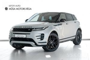 Grey Land Rover Range Rover Evoque 2022 in Riga, with an engine capacity of 2.00 L and mileage of 54 thousand km for 30900 €, photo  on AUTOMOTO.COM.LV