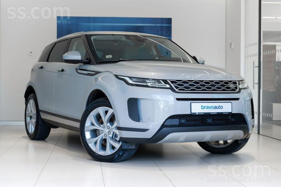 Pelēks Land Rover Range Rover Evoque 2023 Rīga, ar dzinēja tilpumu 2.00 L un nobraukumu 34 tūkst. km par 36990 €, foto 2 vietnē AUTOMOTO.COM.LV