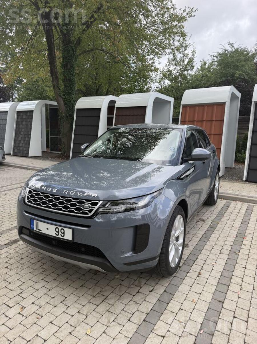 Pelēks Land Rover Range Rover Evoque 2023 Rīga, ar dzinēja tilpumu 2.00 L un nobraukumu 41 tūkst. km par 33900 €, foto 1 vietnē AUTOMOTO.COM.LV