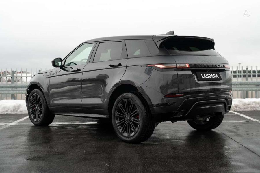 Pelēks Land Rover Range Rover Evoque 2024 Viļņa, ar dzinēja tilpumu 2.00 L un nobraukumu 13 tūkst. km par 46950 €, foto 4 vietnē AUTOMOTO.COM.LV