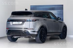 Grey Land Rover Range Rover Evoque 2024 in Riga, with an engine capacity of 2.00 L and mileage of 24 thousand km for 39990 €, photo 4 on AUTOMOTO.COM.LV