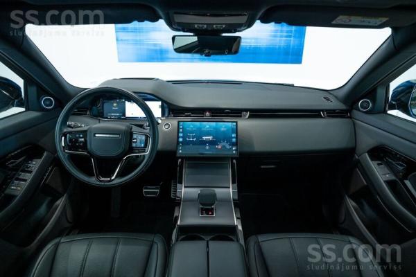 Grey Land Rover Range Rover Evoque 2024 in Riga, with an engine capacity of 2.00 L and mileage of 24 thousand km for 39990 €, photo 8 on AUTOMOTO.COM.LV