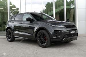 Grey Land Rover Range Rover Evoque 2024 in Vilnius, with an engine capacity of 2.00 L and mileage of 12 thousand km for 44900 €, photo  on AUTOMOTO.COM.LV