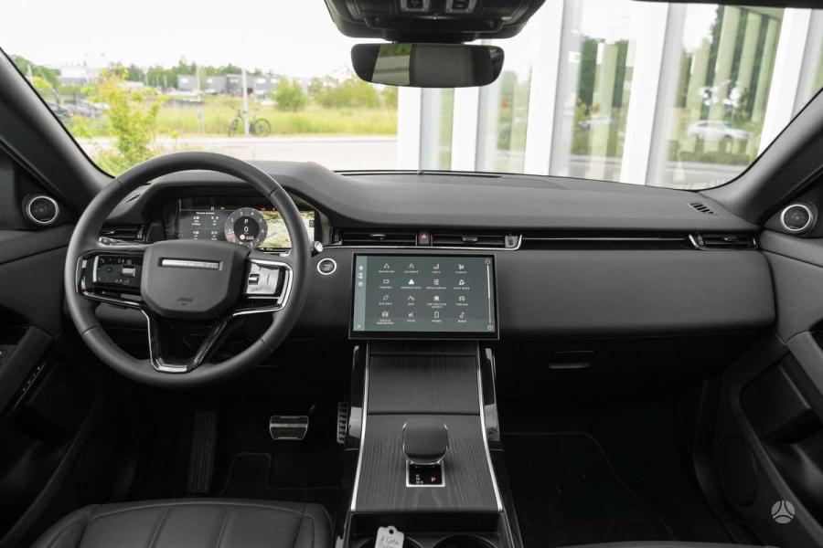 Pelēks Land Rover Range Rover Evoque 2024 Viļņa, ar dzinēja tilpumu 2.00 L un nobraukumu 12 tūkst. km par 44900 €, foto 14 vietnē AUTOMOTO.COM.LV