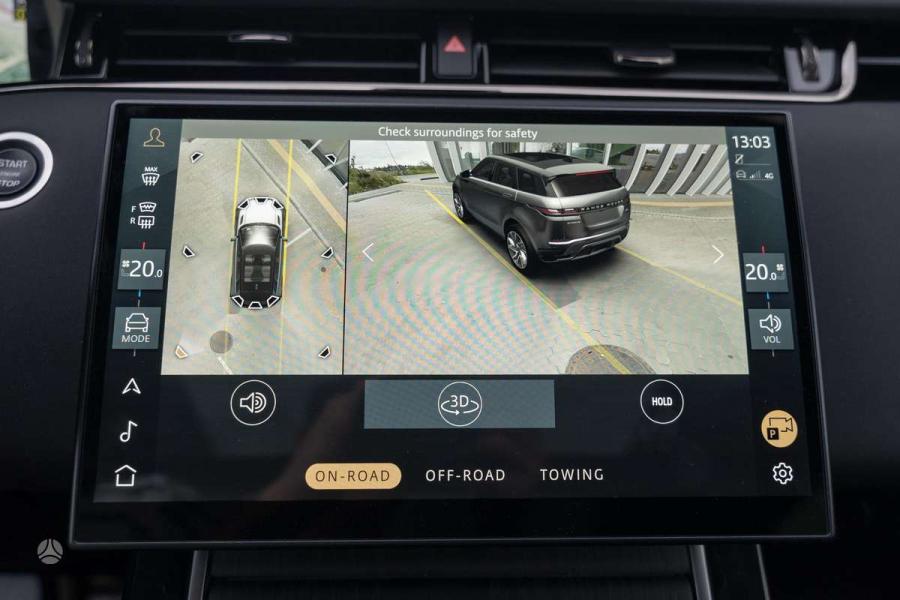 Pelēks Land Rover Range Rover Evoque 2024 Viļņa, ar dzinēja tilpumu 2.00 L un nobraukumu 12 tūkst. km par 44900 €, foto 25 vietnē AUTOMOTO.COM.LV