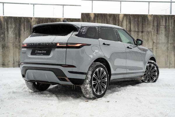 Pelēks Land Rover Range Rover Evoque 2025 Viļņa, ar dzinēja tilpumu 2.00 L un nobraukumu 21 tūkst. km par 55000 €, foto 5 vietnē AUTOMOTO.COM.LV
