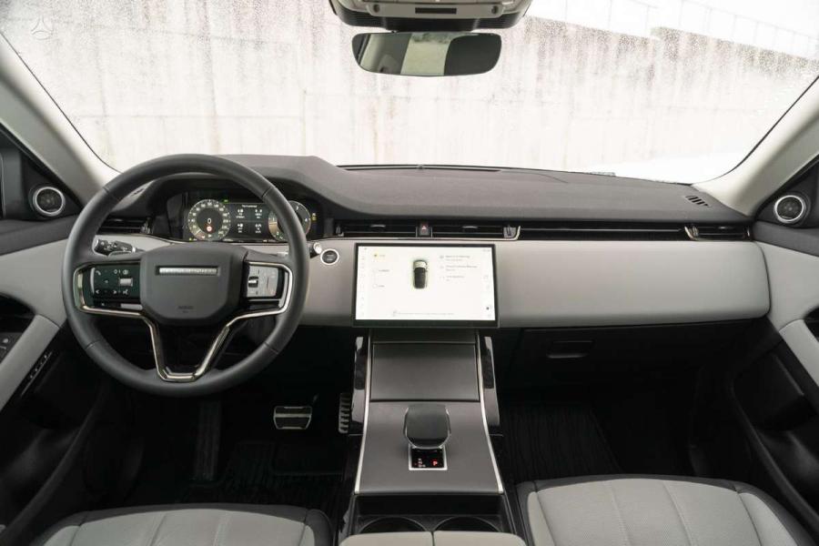 Pelēks Land Rover Range Rover Evoque 2025 Viļņa, ar dzinēja tilpumu 2.00 L un nobraukumu 21 tūkst. km par 55000 €, foto 17 vietnē AUTOMOTO.COM.LV