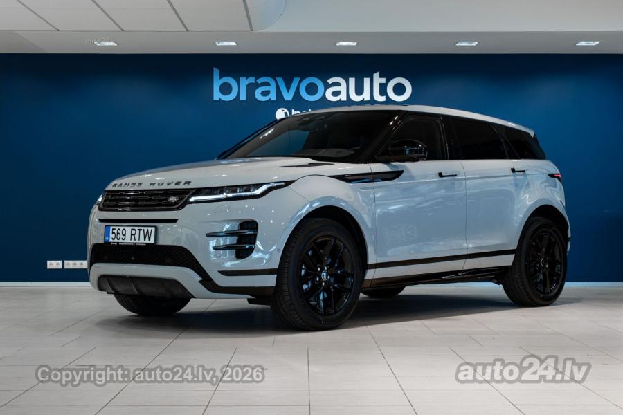 Pelēks Land Rover Range Rover Evoque 2026 Tallina, ar dzinēja tilpumu 2.00 L un nobraukumu 2 tūkst. km par 60900 €, foto 3 vietnē AUTOMOTO.COM.LV