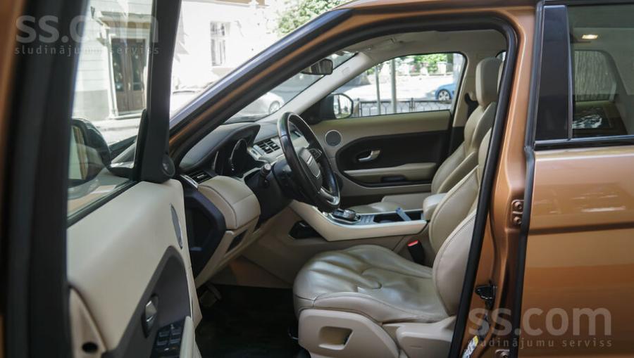 Oranžs Land Rover Range Rover Evoque 2014 Rīga, ar dzinēja tilpumu 2.20 L un nobraukumu 172 tūkst. km par 12450 €, foto 8 vietnē AUTOMOTO.COM.LV
