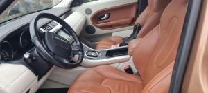 Oranžs Land Rover Range Rover Evoque 2014 Birštonas, ar dzinēja tilpumu 2.18 L un nobraukumu 230 tūkst. km par 10500 €, foto  vietnē AUTOMOTO.COM.LV