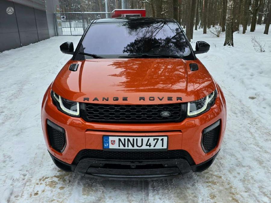 Orange Land Rover Range Rover Evoque 2016 in Alytus, with an engine capacity of 2.00 L and mileage of 114 thousand km for 17999 €, photo 2 on AUTOMOTO.COM.LV