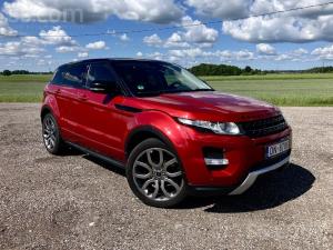 Sarkans Land Rover Range Rover Evoque 2011 Talsi, ar dzinēja tilpumu 2.20 L un nobraukumu 238 tūkst. km par 11500 €, foto  vietnē AUTOMOTO.COM.LV