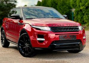 Red Land Rover Range Rover Evoque 2011 in Utena, with an engine capacity of 2.20 L and mileage of 187 thousand km for 12999 €, photo  on AUTOMOTO.COM.LV