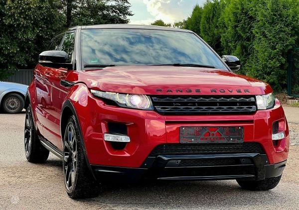 Red Land Rover Range Rover Evoque 2011 in Utena, with an engine capacity of 2.20 L and mileage of 187 thousand km for 12999 €, photo 9 on AUTOMOTO.COM.LV