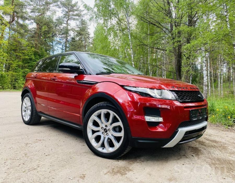 Red Land Rover Range Rover Evoque 2012 in Riga, with an engine capacity of 2.20 L and mileage of 0 thousand km for 11990 €, photo 1 on AUTOMOTO.COM.LV