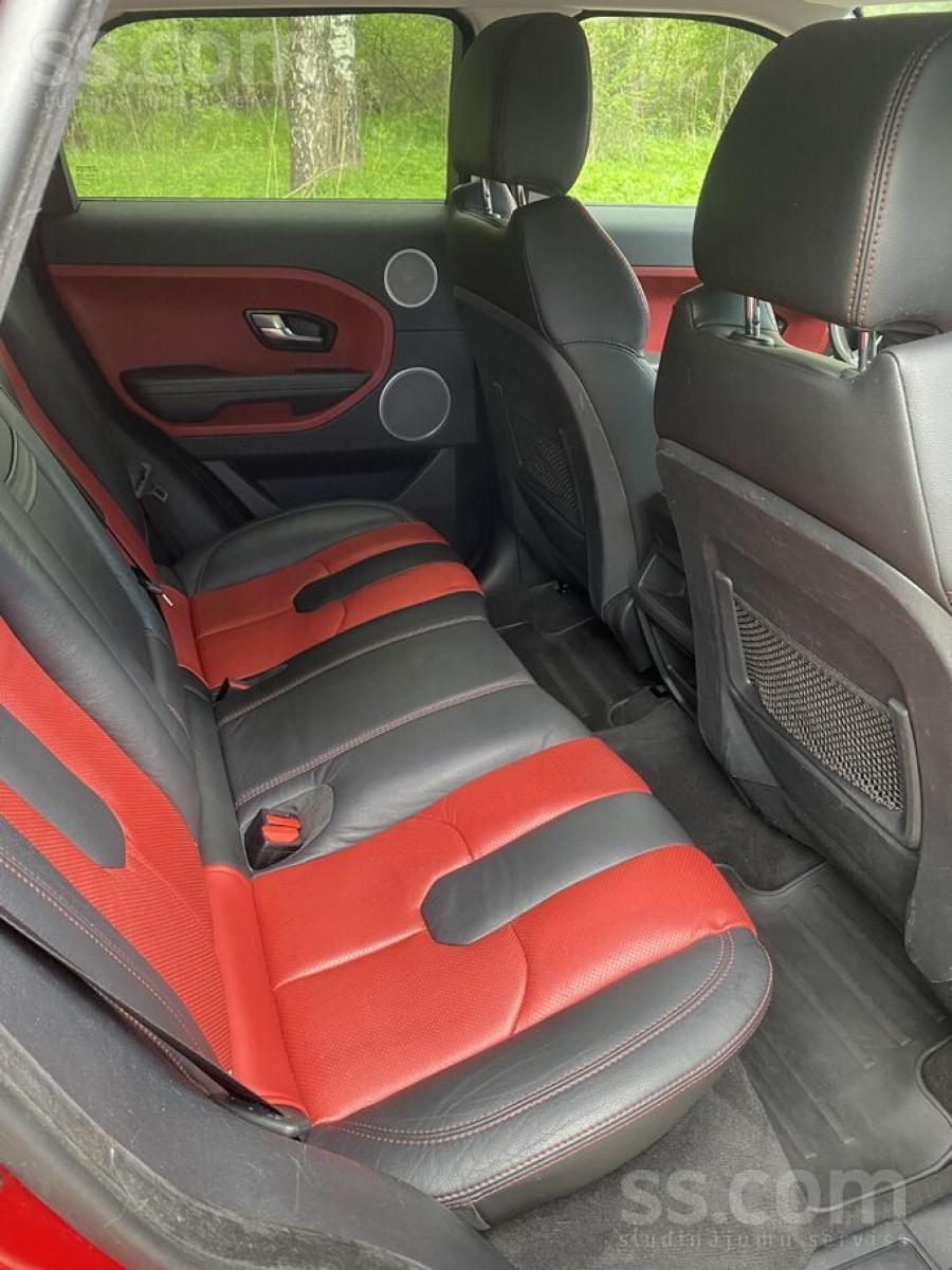 Red Land Rover Range Rover Evoque 2012 in Riga, with an engine capacity of 2.20 L and mileage of 0 thousand km for 11990 €, photo 10 on AUTOMOTO.COM.LV