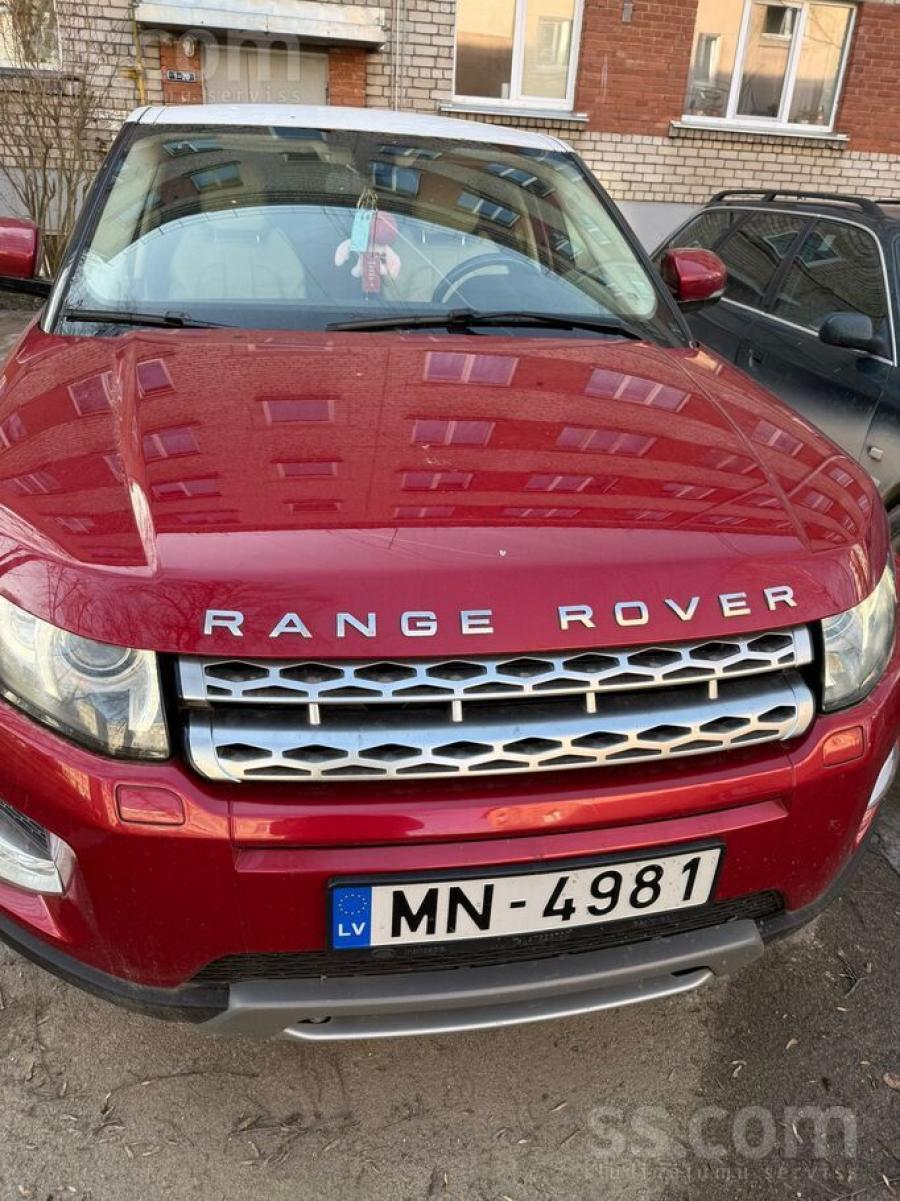 Sarkans Land Rover Range Rover Evoque 2012 Rīga, ar dzinēja tilpumu 2.20 L un nobraukumu 243 tūkst. km par 9990 €, foto 3 vietnē AUTOMOTO.COM.LV