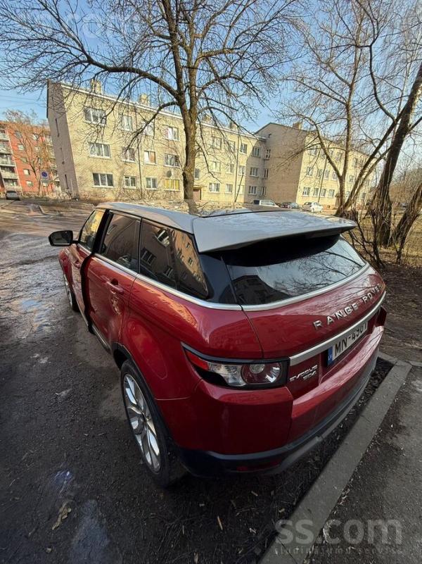 Sarkans Land Rover Range Rover Evoque 2012 Rīga, ar dzinēja tilpumu 2.20 L un nobraukumu 243 tūkst. km par 9990 €, foto 3 vietnē AUTOMOTO.COM.LV