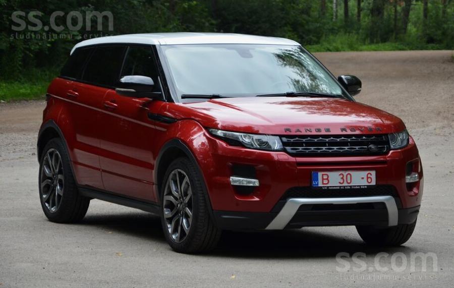 Sarkans Land Rover Range Rover Evoque 2012 Rīga, ar dzinēja tilpumu 2.20 L un nobraukumu 208 tūkst. km par 11990 €, foto 1 vietnē AUTOMOTO.COM.LV