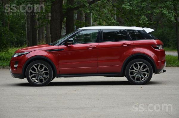 Sarkans Land Rover Range Rover Evoque 2012 Rīga, ar dzinēja tilpumu 2.20 L un nobraukumu 208 tūkst. km par 11990 €, foto 6 vietnē AUTOMOTO.COM.LV