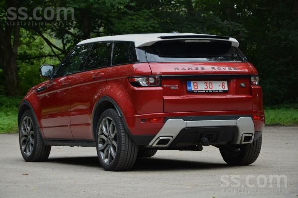 Sarkans Land Rover Range Rover Evoque 2012 Rīga, ar dzinēja tilpumu 2.20 L un nobraukumu 208 tūkst. km par 11990 €, foto 7 vietnē AUTOMOTO.COM.LV