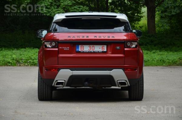Sarkans Land Rover Range Rover Evoque 2012 Rīga, ar dzinēja tilpumu 2.20 L un nobraukumu 208 tūkst. km par 11990 €, foto 8 vietnē AUTOMOTO.COM.LV