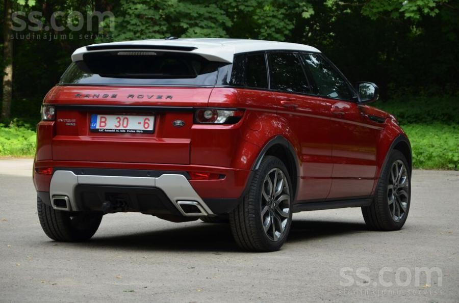 Sarkans Land Rover Range Rover Evoque 2012 Rīga, ar dzinēja tilpumu 2.20 L un nobraukumu 208 tūkst. km par 11990 €, foto 10 vietnē AUTOMOTO.COM.LV