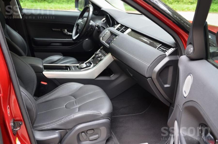 Sarkans Land Rover Range Rover Evoque 2012 Rīga, ar dzinēja tilpumu 2.20 L un nobraukumu 208 tūkst. km par 11990 €, foto 28 vietnē AUTOMOTO.COM.LV