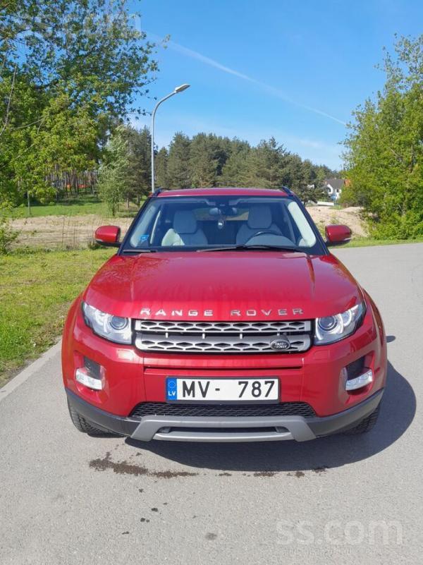 Red Land Rover Range Rover Evoque 2012 in Daugavpils, with an engine capacity of 2.20 L and mileage of 245 thousand km for 12500 €, photo 4 on AUTOMOTO.COM.LV