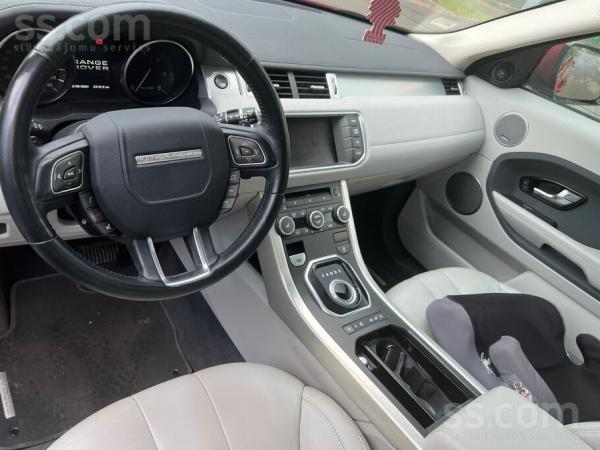 Red Land Rover Range Rover Evoque 2012 in Daugavpils, with an engine capacity of 2.20 L and mileage of 245 thousand km for 12500 €, photo 6 on AUTOMOTO.COM.LV