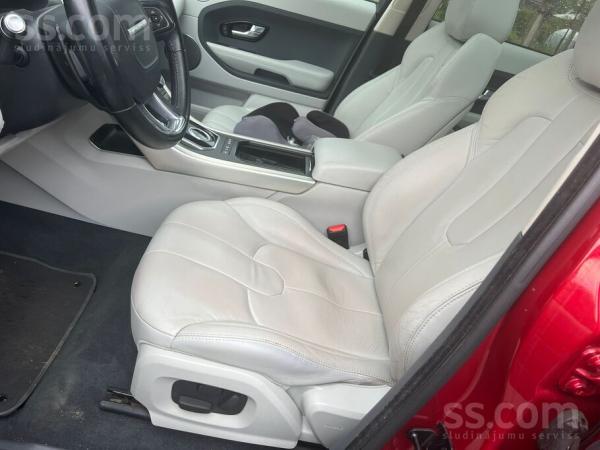 Red Land Rover Range Rover Evoque 2012 in Daugavpils, with an engine capacity of 2.20 L and mileage of 245 thousand km for 12500 €, photo 7 on AUTOMOTO.COM.LV