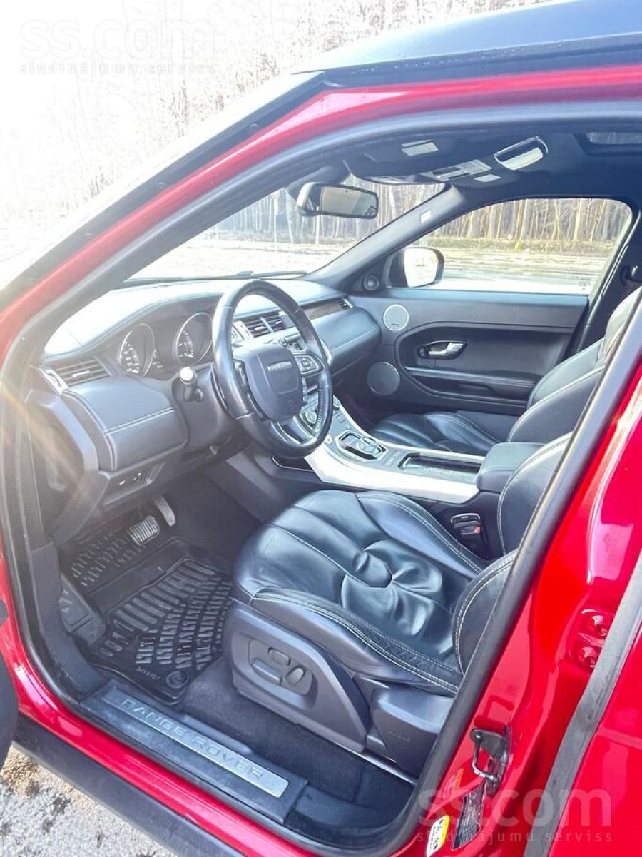 Sarkans Land Rover Range Rover Evoque 2013 Rīga, ar dzinēja tilpumu 2.20 L un nobraukumu 159 tūkst. km par 12300 €, foto 12 vietnē AUTOMOTO.COM.LV
