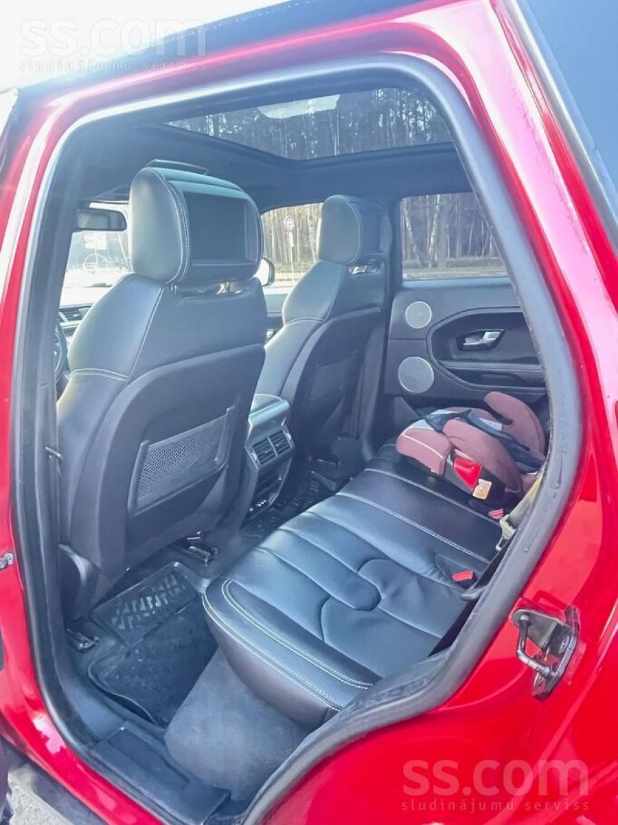 Sarkans Land Rover Range Rover Evoque 2013 Rīga, ar dzinēja tilpumu 2.20 L un nobraukumu 159 tūkst. km par 12300 €, foto 13 vietnē AUTOMOTO.COM.LV
