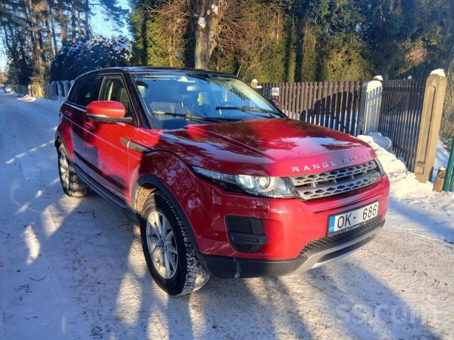 Red Land Rover Range Rover Evoque 2013 in Riga, with an engine capacity of 2.20 L and mileage of 204 thousand km for 9100 €, photo 5 on AUTOMOTO.COM.LV