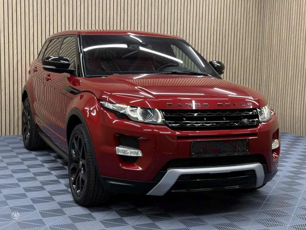 Red Land Rover Range Rover Evoque 2013 in Marijampole, with an engine capacity of 2.18 L and mileage of 96 thousand km for 12999 €, photo 1 on AUTOMOTO.COM.LV