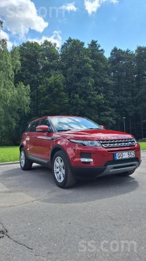 Red Land Rover Range Rover Evoque 2013 in Riga, with an engine capacity of 2.20 L and mileage of 128 thousand km for 11800 €, photo 3 on AUTOMOTO.COM.LV