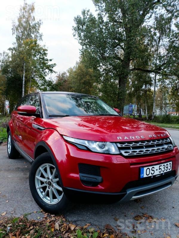 Sarkans Land Rover Range Rover Evoque 2013 Rīga, ar dzinēja tilpumu 2.20 L un nobraukumu 217 tūkst. km par 8200 €, foto 1 vietnē AUTOMOTO.COM.LV