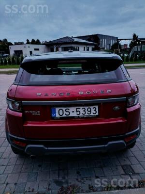 Sarkans Land Rover Range Rover Evoque 2013 Rīga, ar dzinēja tilpumu 2.20 L un nobraukumu 217 tūkst. km par 8200 €, foto 5 vietnē AUTOMOTO.COM.LV