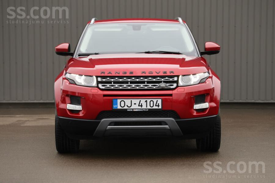 Red Land Rover Range Rover Evoque 2014 in Jelgava, with an engine capacity of 2.20 L and mileage of 0 thousand km for 12850 €, photo 2 on AUTOMOTO.COM.LV