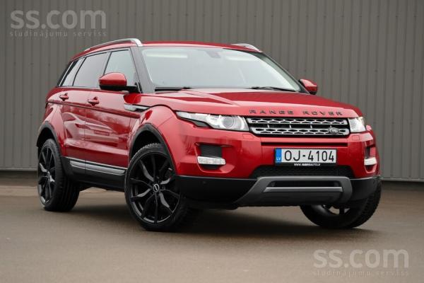 Red Land Rover Range Rover Evoque 2014 in Jelgava, with an engine capacity of 2.20 L and mileage of 0 thousand km for 12850 €, photo 4 on AUTOMOTO.COM.LV